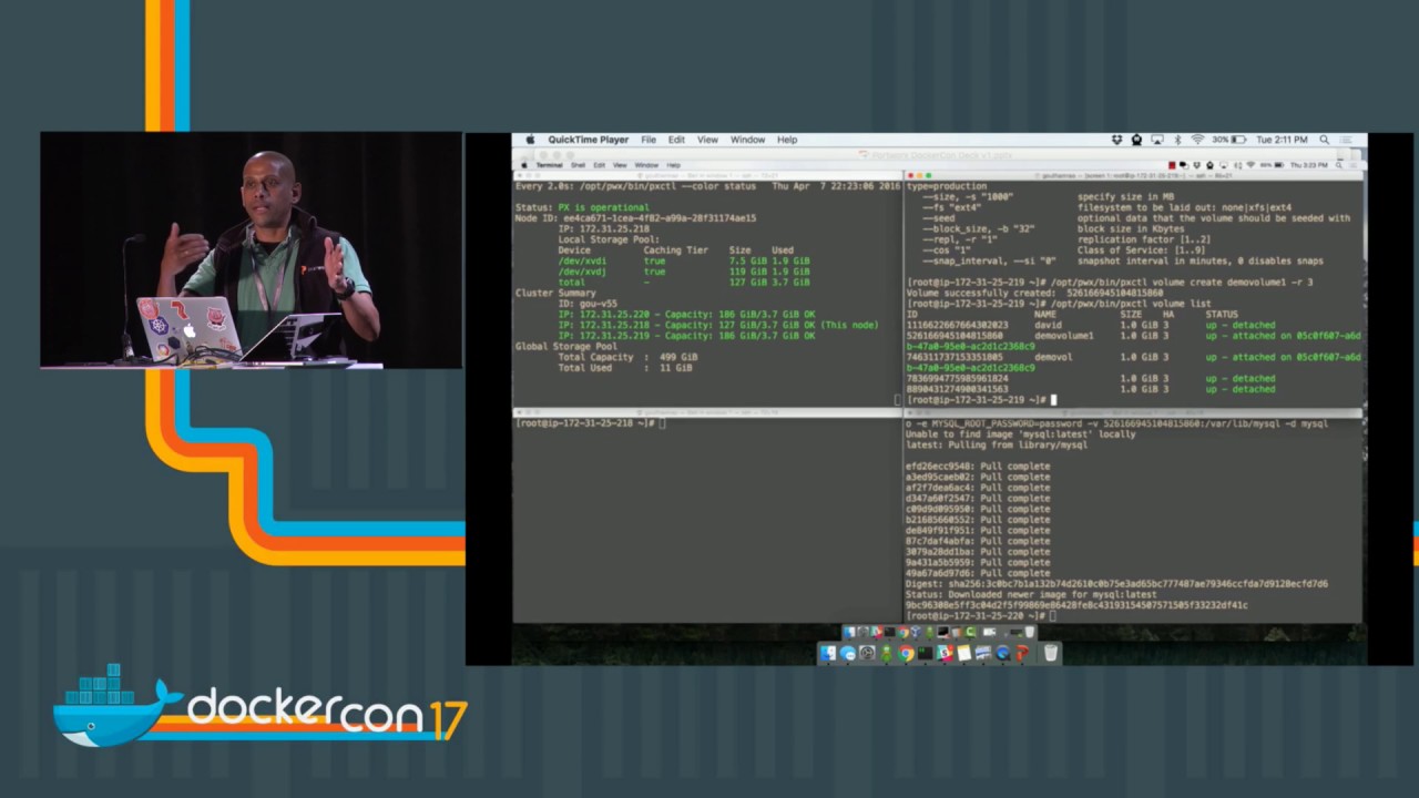 Whacking Moles at DockerCon 2017 | Portworx